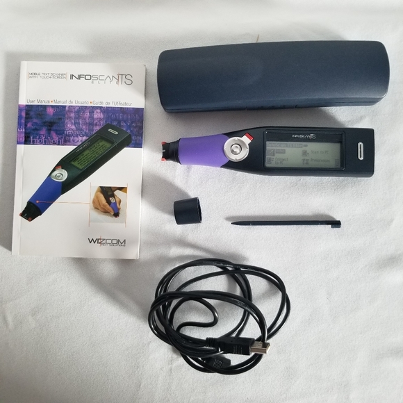Wizcom InfoScan | Office | Wizcom Infoscan Ts Elite Mobile Text Scanner ...